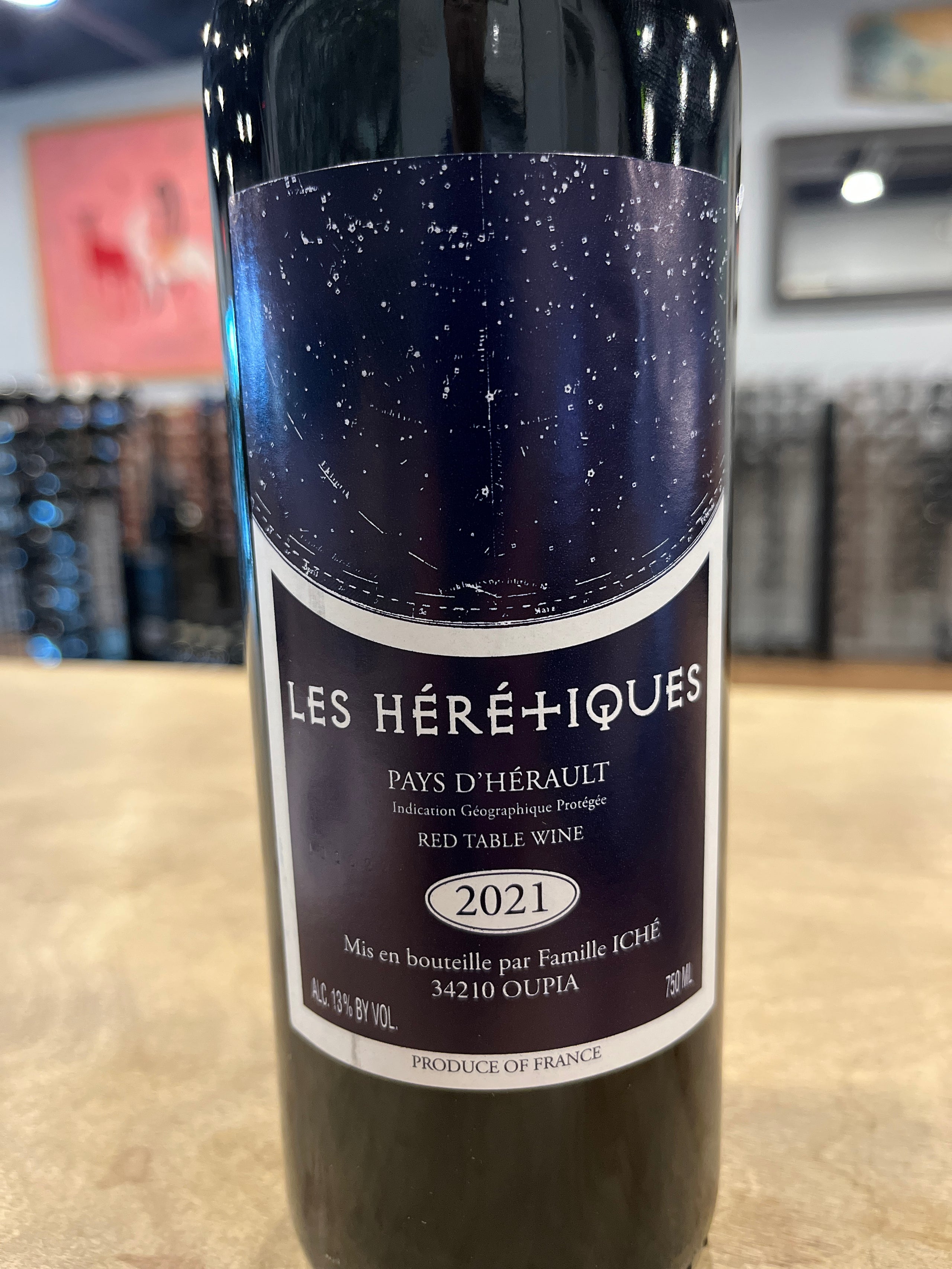 Oupia Iché 'Les Hérétiques' Pays d'Hérault Rouge 2021 | Seagrape Wine Co.